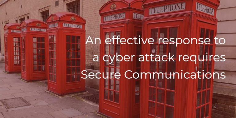 How to handle with a cyber attack